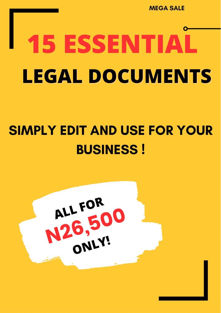 ESSENTIAL LEGAL DOCUMENTS BUNDLE - BARINAADA LEGAL